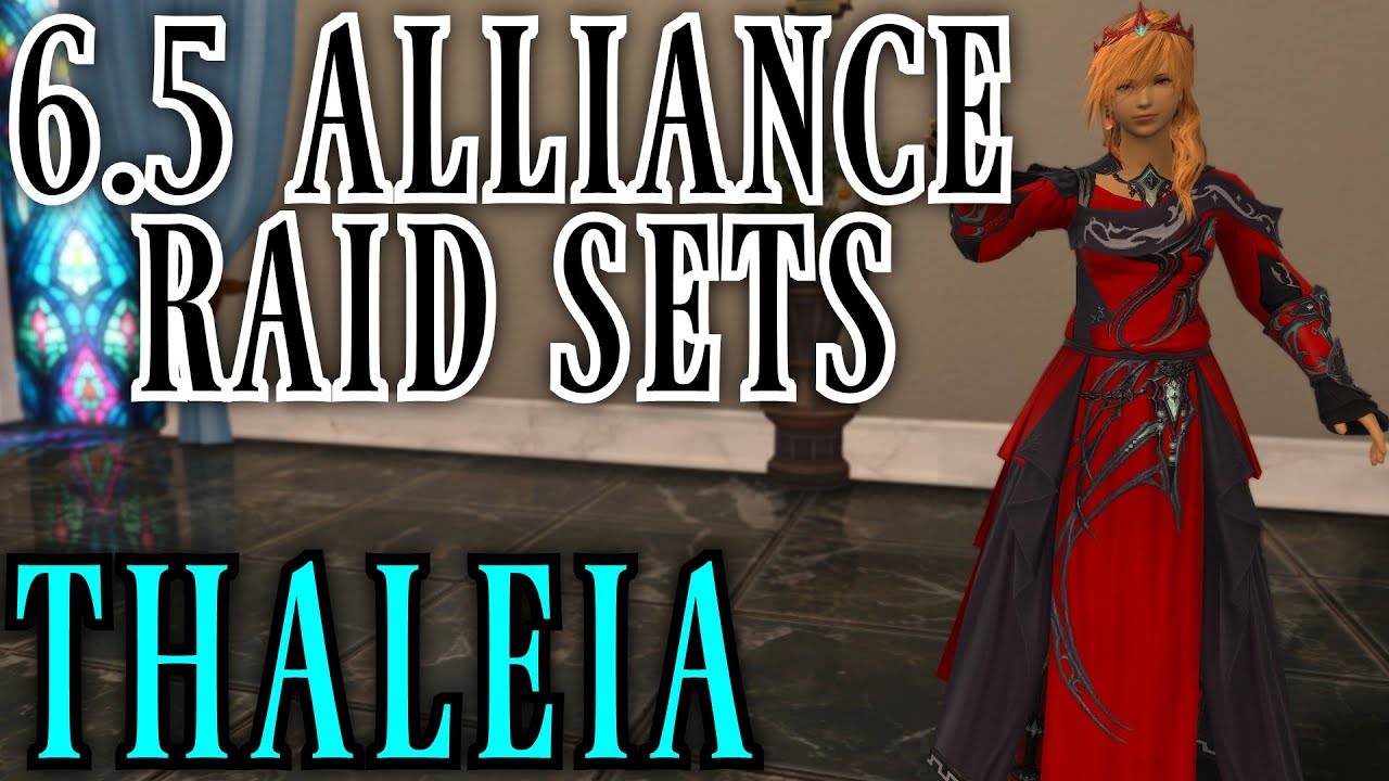 NEW Thaleia Alliance Raid Gear - Theogonic (FFXIV Patch 6.5) - YouTube