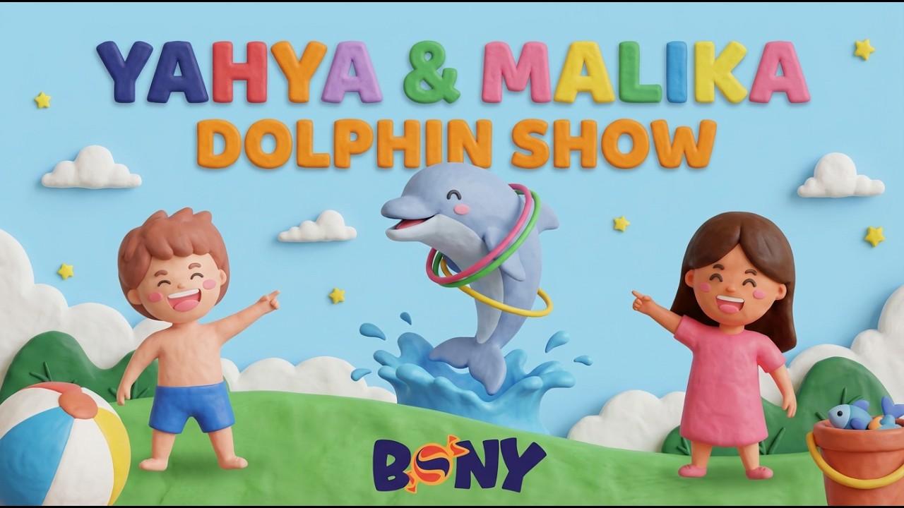 Educational story about Dolphin | Yahya & Malika Dolphin Show Story ...