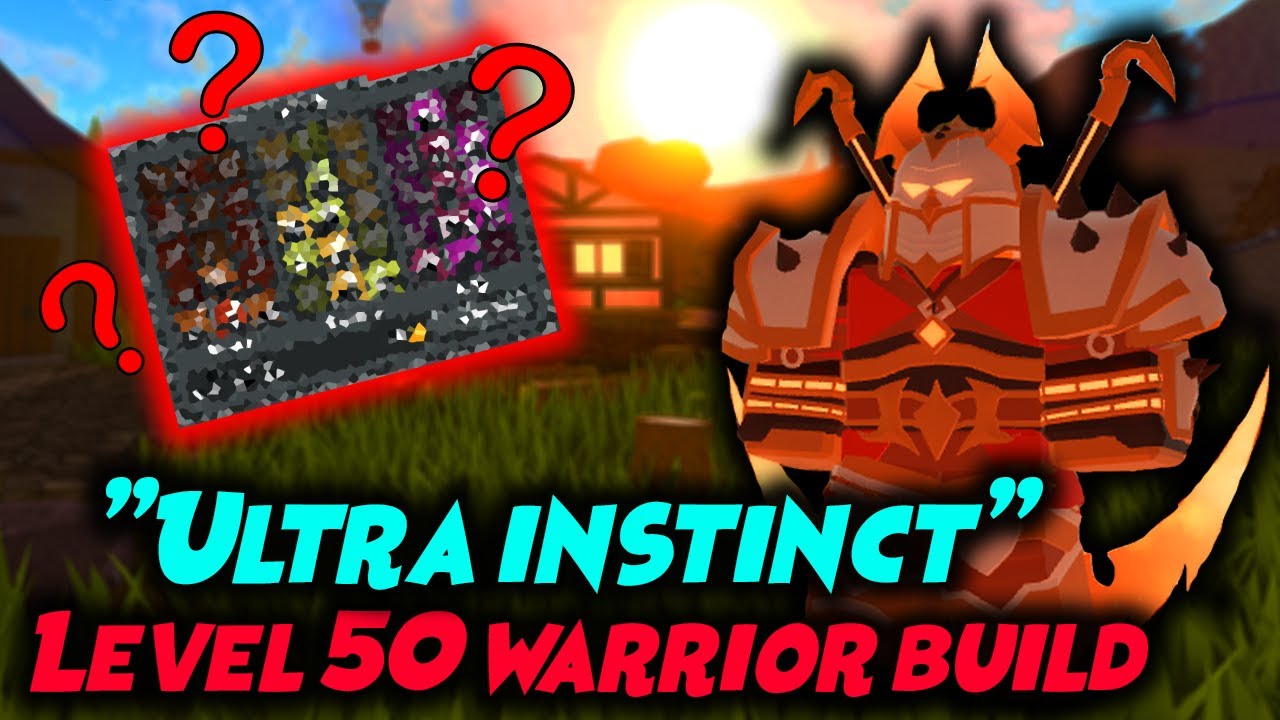 Maxed Level 50 Warrior Build Guide|Adventure Up! Roblox - YouTube