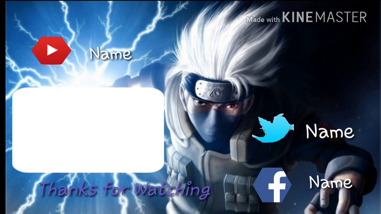 Naruto Outro Template #1 - YouTube