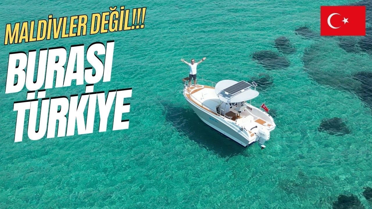 MALDİVLER DEĞİL, BURASI TÜRKİYE 🇹🇷 DİKİLİ BADEMLİ, GARİP ADASI ve KALEM ...