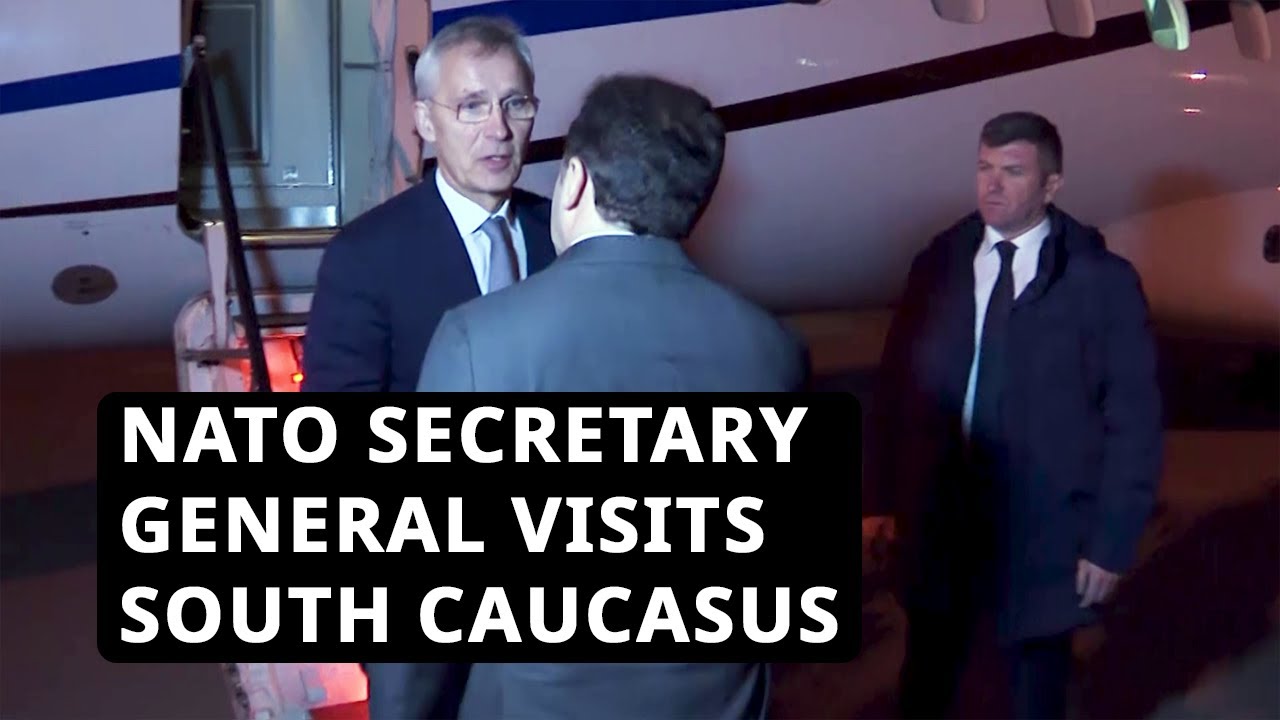 NATO Secretary General visits NATO partners in the South Caucasus - YouTube