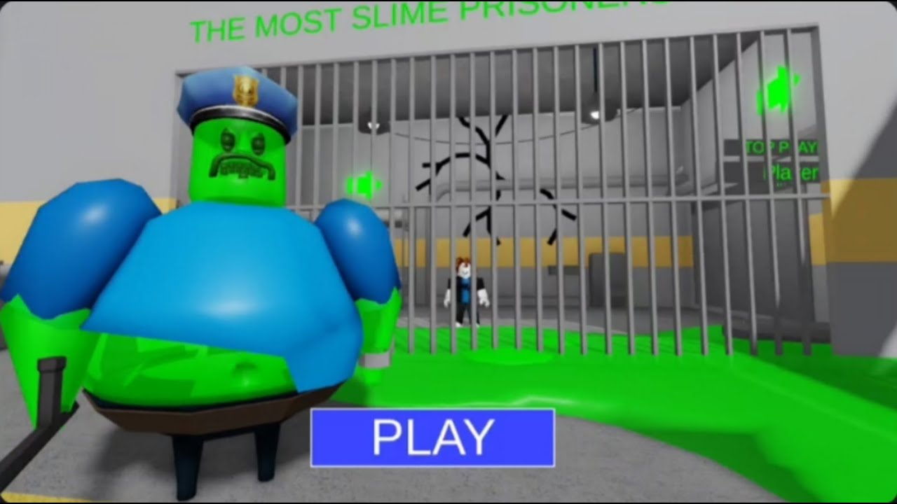 SLIME BARRY'S PRISON RUN! (FIRST PERSON OBBY!) - YouTube