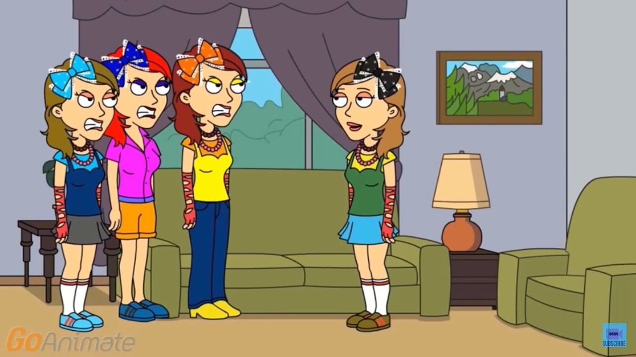 GoAnimate Carrie, Carley and Arla Date Boyfriends and Get Grounded Slow ...