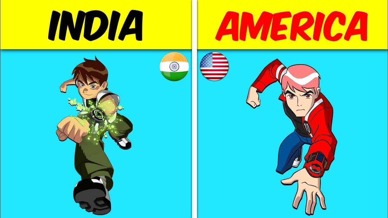 Top 7 Cartoons That Looks Different In Other Countries | Facts #10 ...