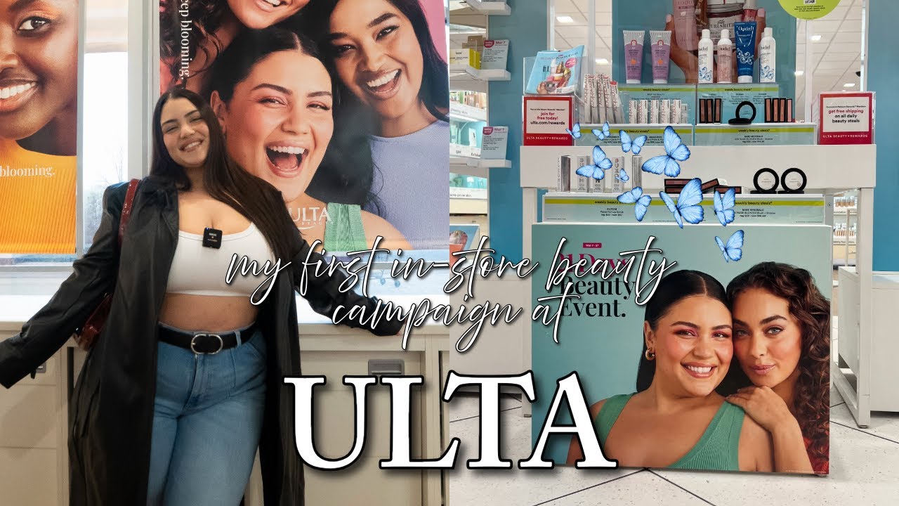 MY FACE IS IN ULTA?! | going to see my FIRST in-store beauty campaign ...