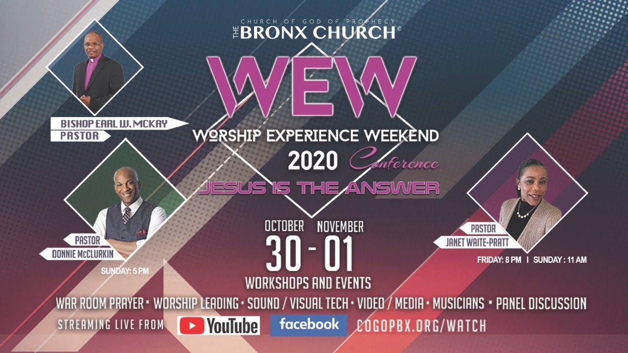 Day 3, Pt 1. Sunday Morning Service! Worship Experience Weekend 2020 ...