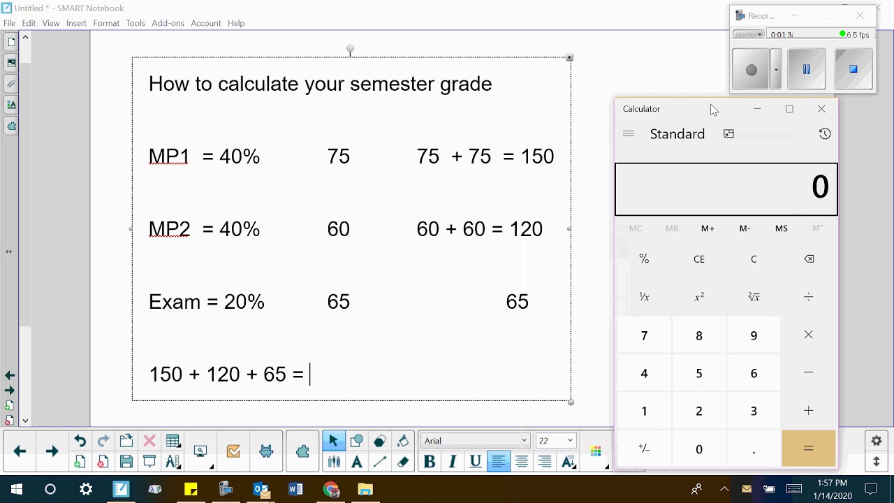 How To Calculate Your Semester Average YouTube