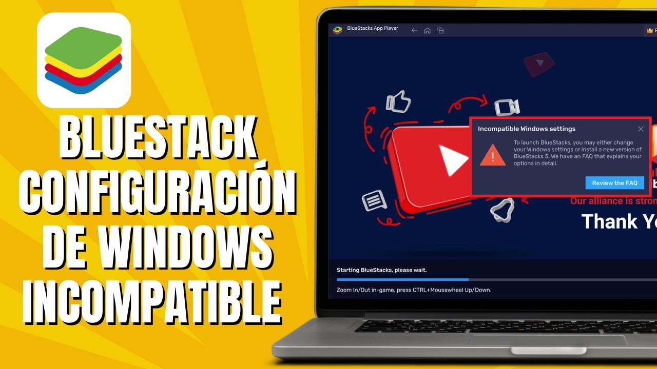 Bluestack Configuración De Windows Incompatible (SOLUCIÓN) - YouTube