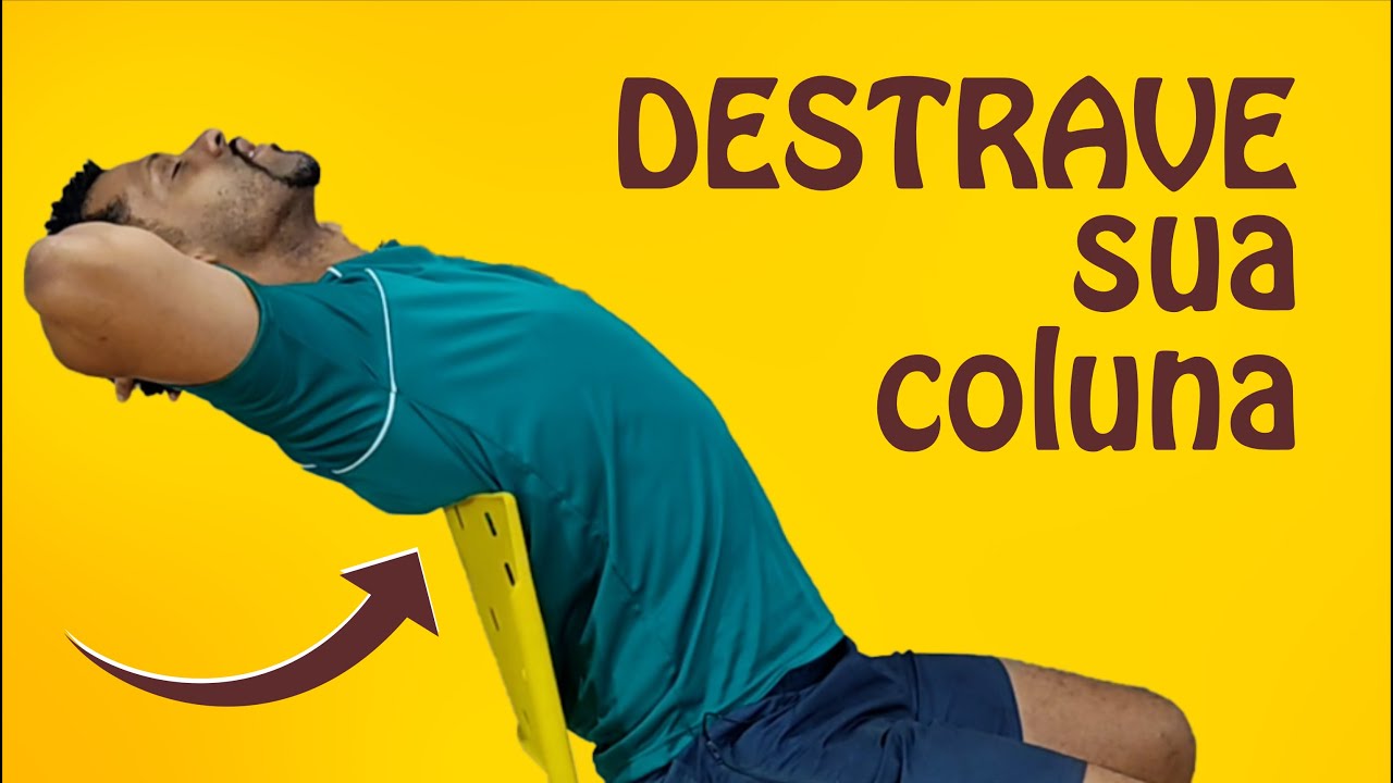 7 alongamentos poderosos p/ DESTRAVAR SUA COLUNA e aliviar a dor nas ...