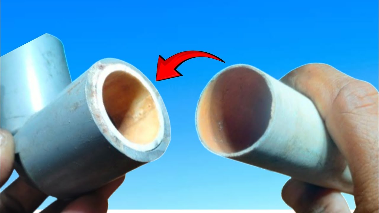 Easy Way! Removing Pipe Pieces Inside Joints In Pvc Pipes At Home - YouTube