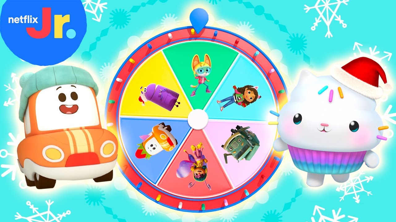 Mystery Wheel of Holiday Cheer! 🎄 Gabby's Dollhouse, Action Pack ...