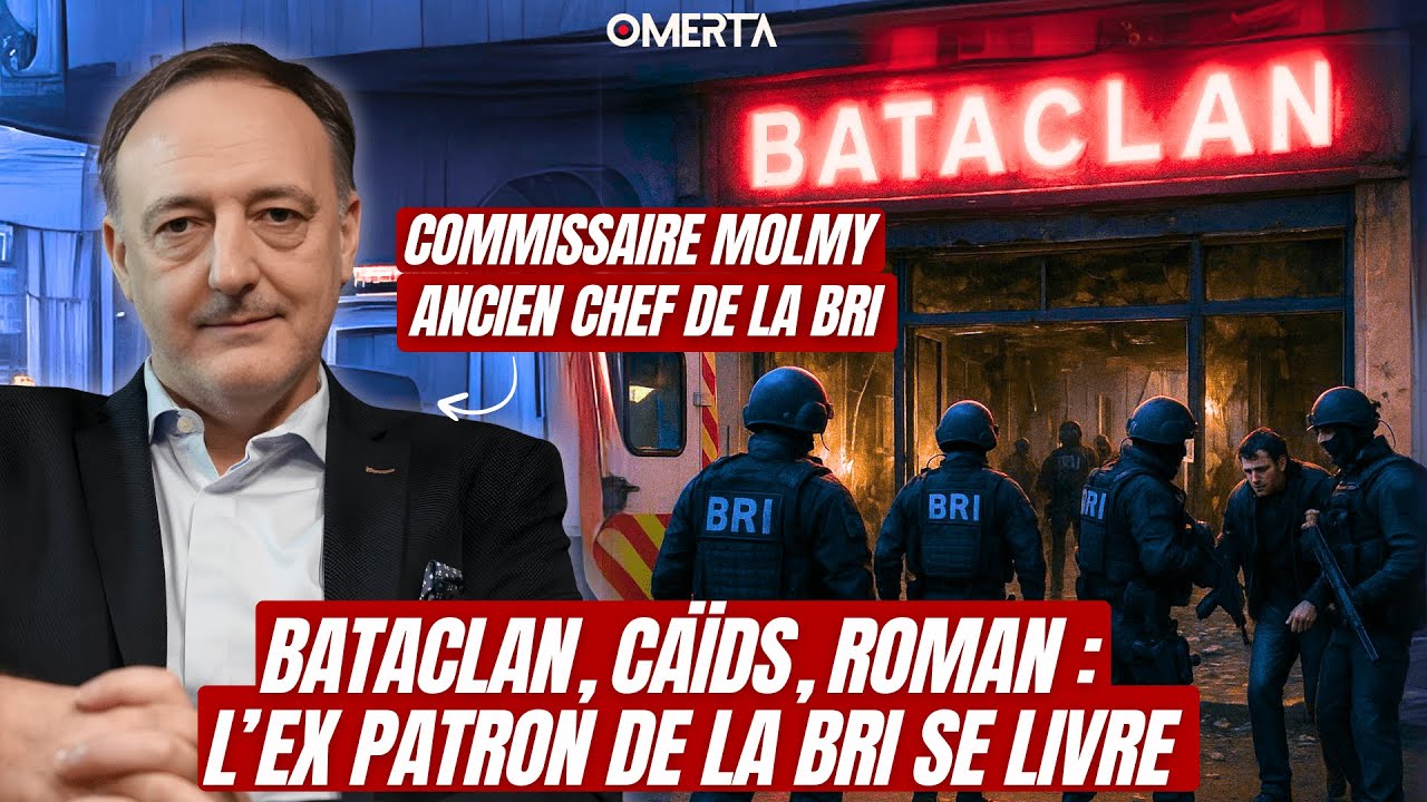 BATACLAN, CAÏDS, ROMAN : L'EX PATRON DE LA BRI SE LIVRE - YouTube