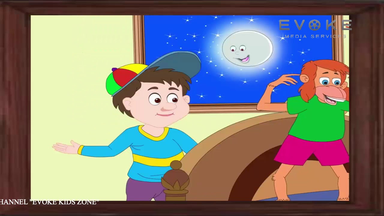 two little monkeys jumping || English Poem - YouTube