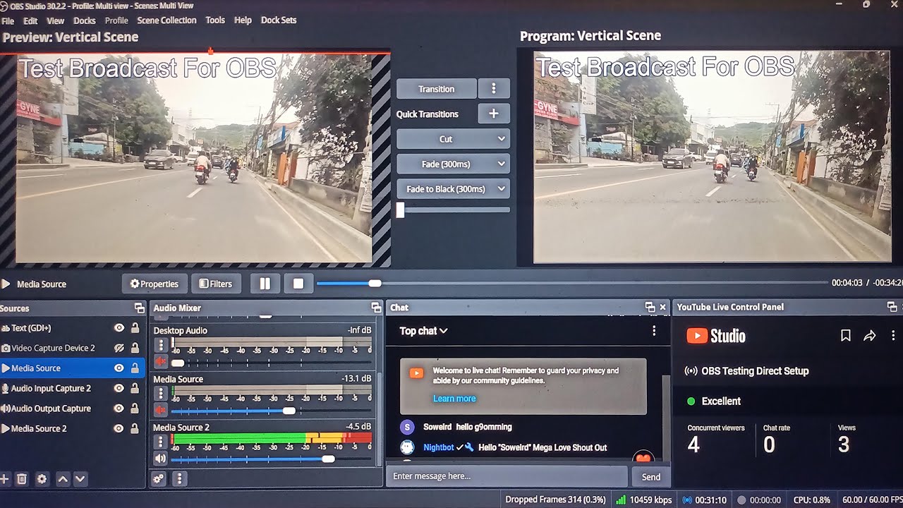 OBS Testing Direct Setup - YouTube