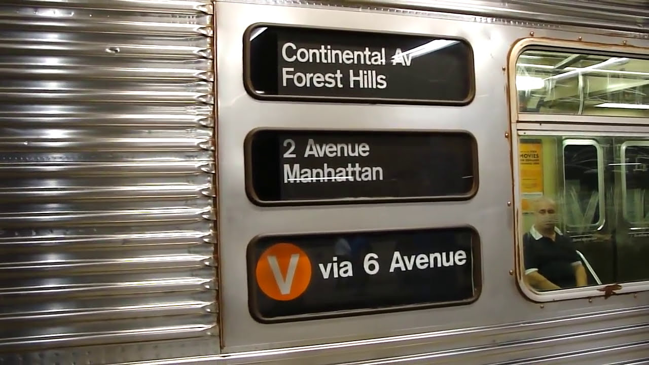 MTA New York City Subway EXCLUSIVE! : Forest Hills Bound R32 V Train ...