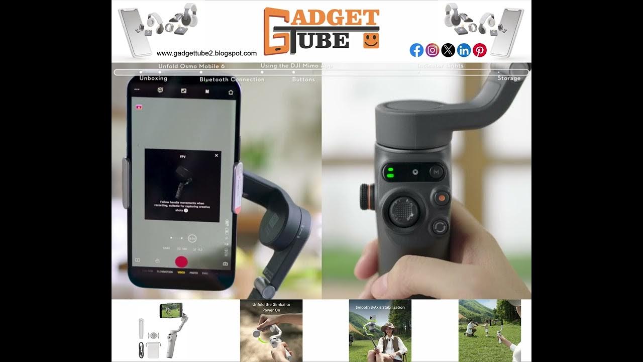 Phone Gimbal, Object Tracking, Android and iPhone Gimbal, Vlogging Stabilizer, - YouTube