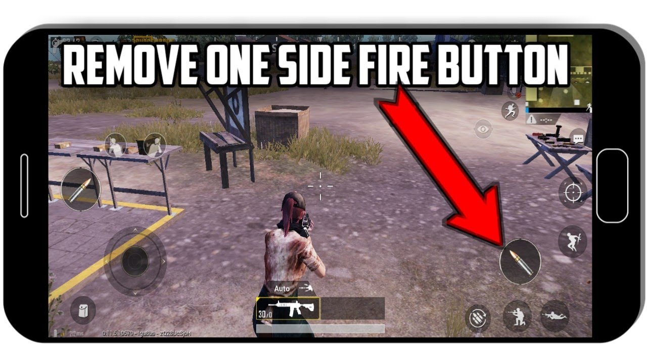 How to Disable (Remove) One Side Fire Button in PUBG Mobile Game - YouTube
