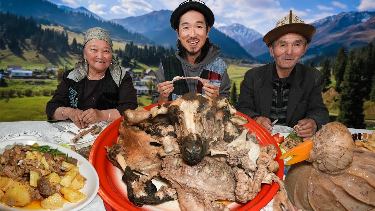 Ancient Nomadic Cooking Secrets of The Kyrgyz Family 🇰🇬 Bizarre Meat ...