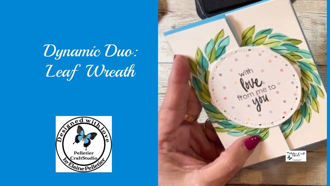 Dynamic Duo: Leaf Wreath - YouTube