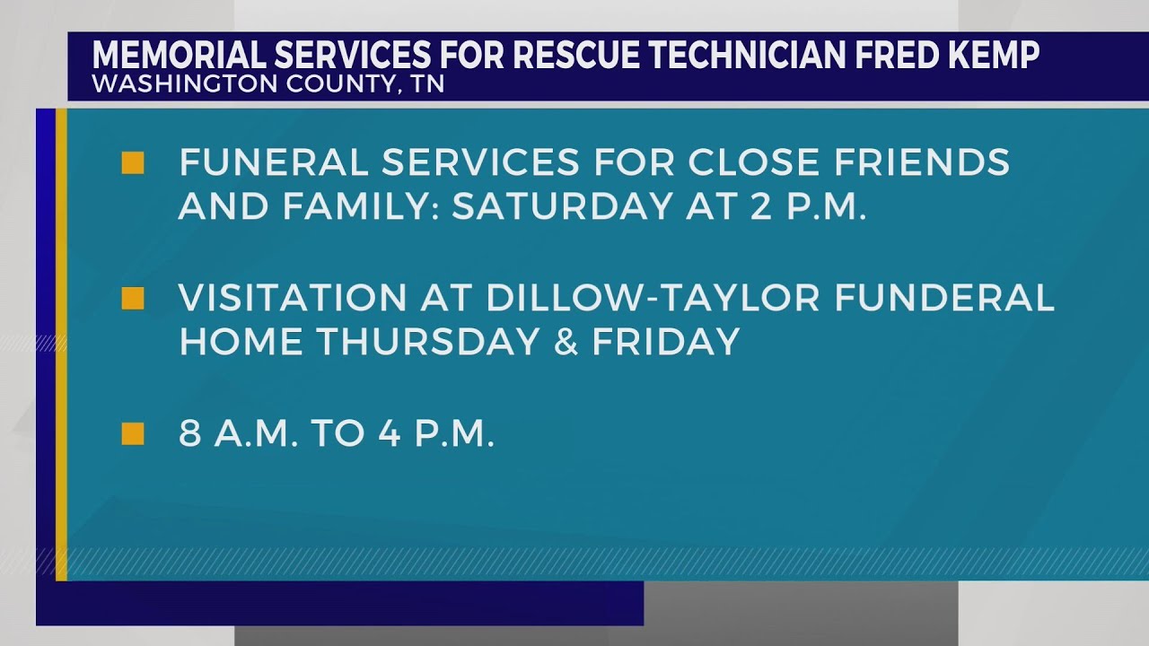 Memorial service scheduled for Washington Co.-Johnson City AEMT Fred ...