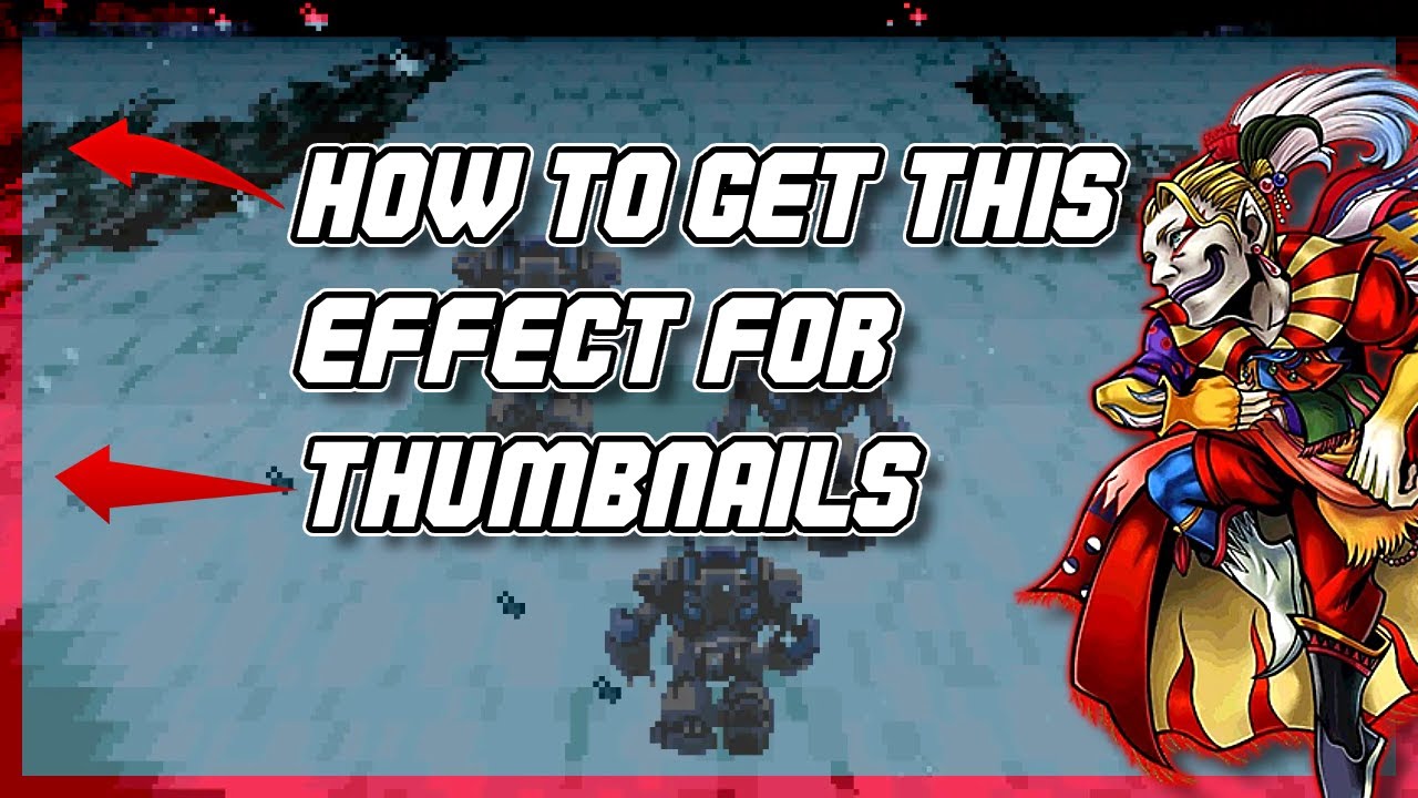 How to make a COOL Border for your Youtube Thumbnails + Free Download ...