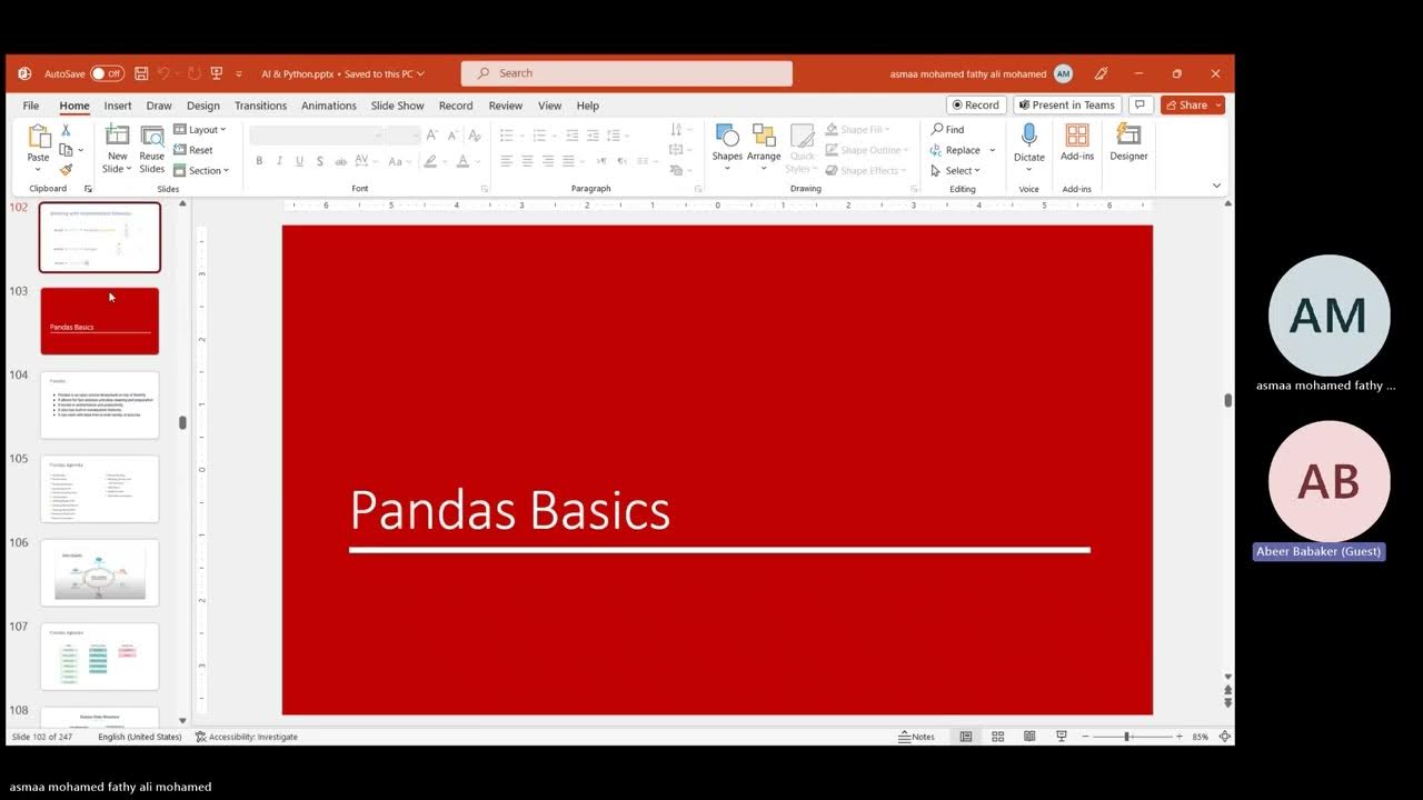 Pandas Library_python - YouTube