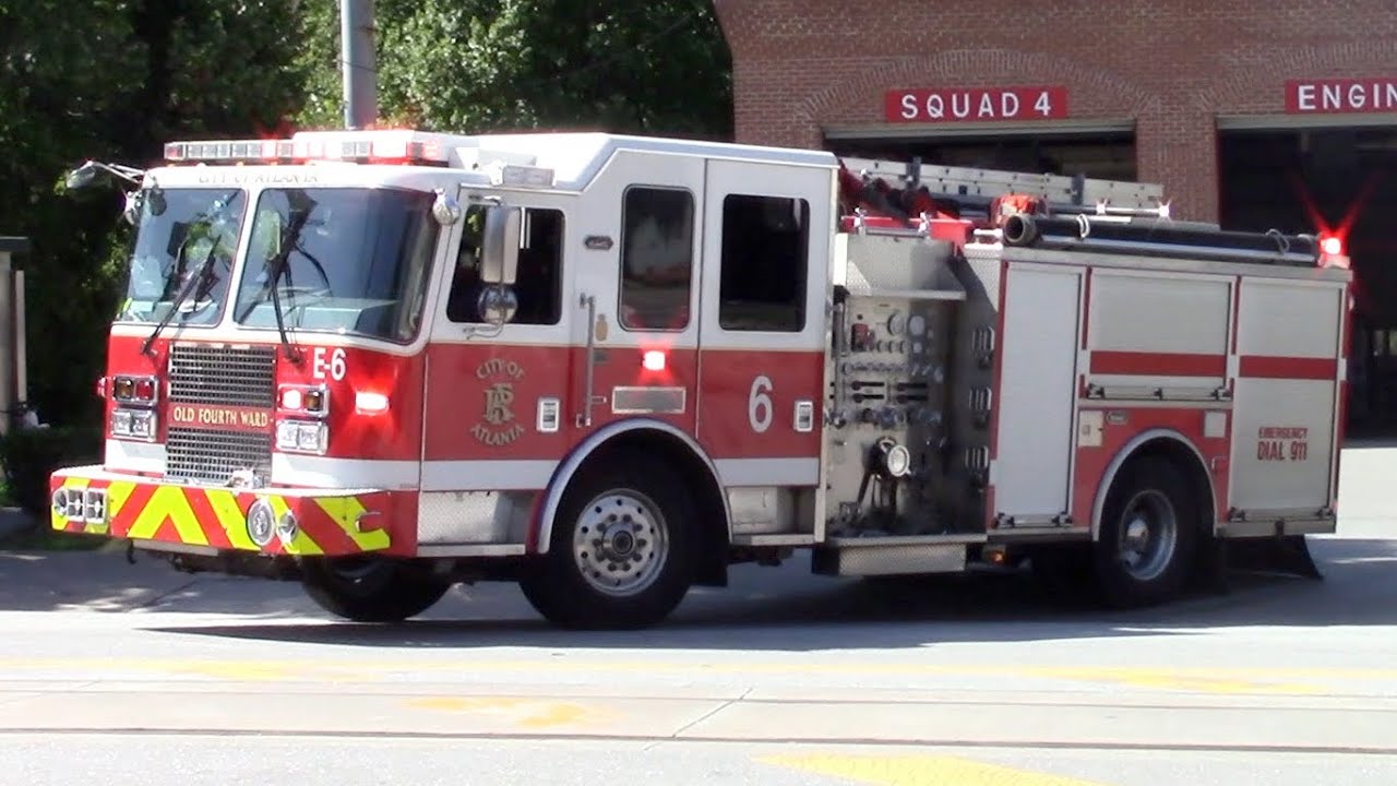 Atlanta Fire Department Engine 6 Responding 7-11-23 - YouTube