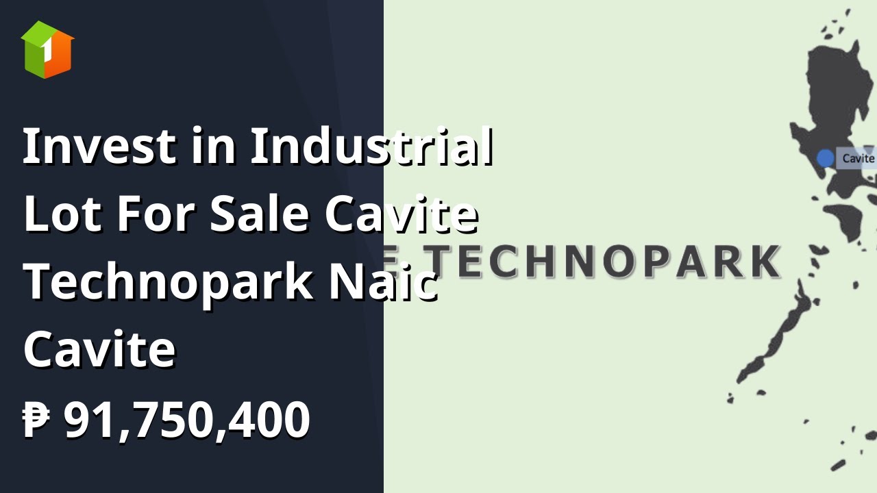 Invest in Industrial Lot For Sale Cavite Technopark Naic Cavite - YouTube