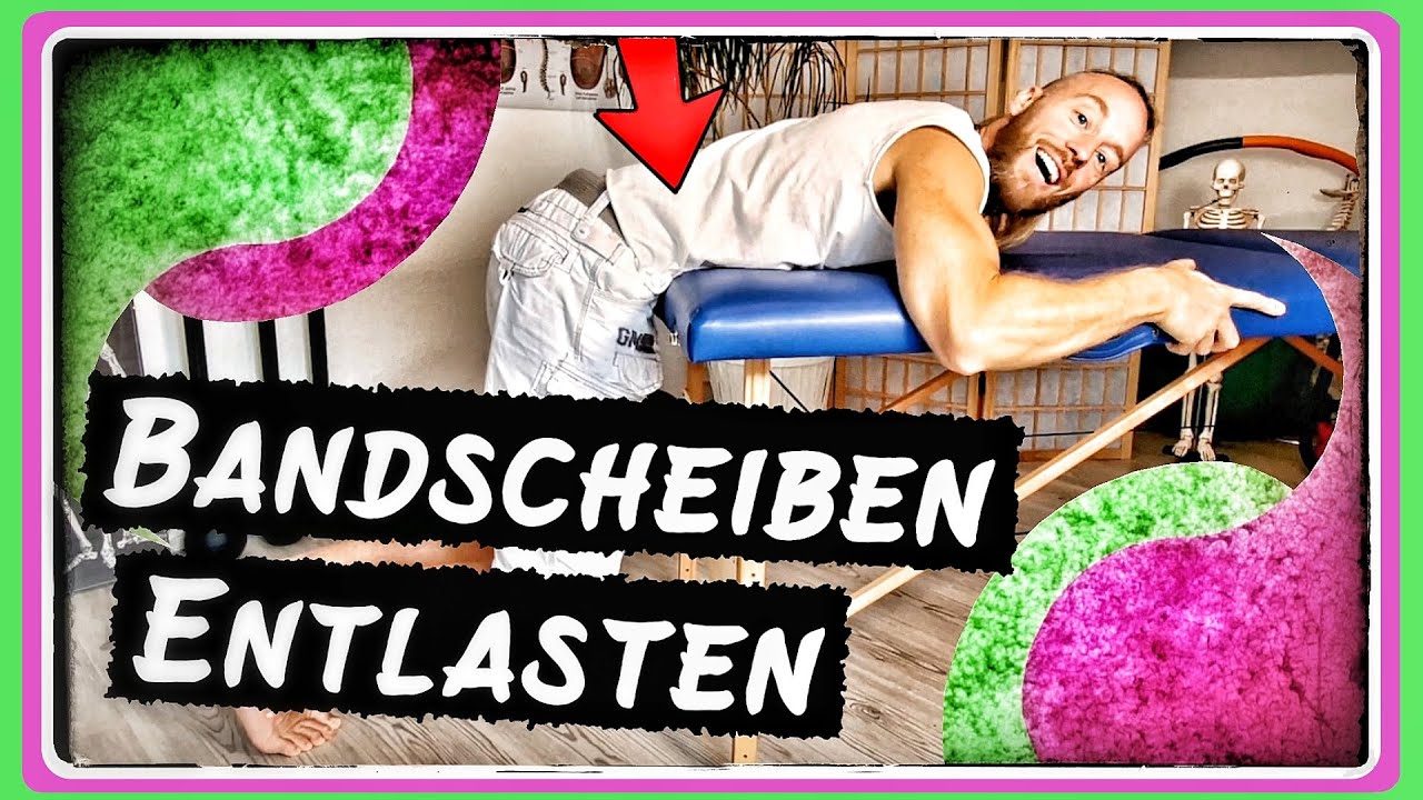 Bandscheiben entlasten / unteren Rücken entlasten / Durchbrechgefühl ...