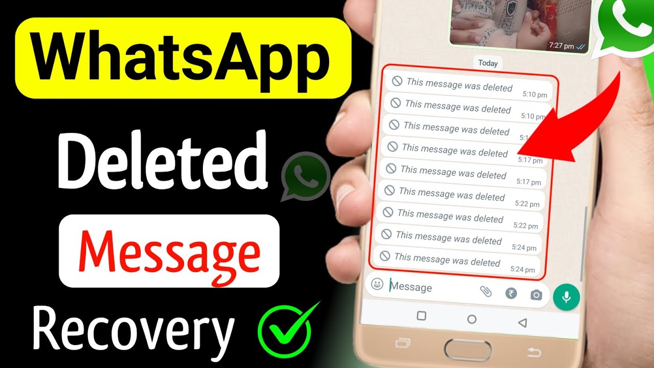 Whatsapp deleted messages recovery | How to see deleted messages on ...