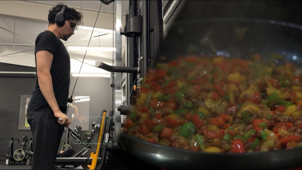 Gym and cooking | 1st vlog - YouTube