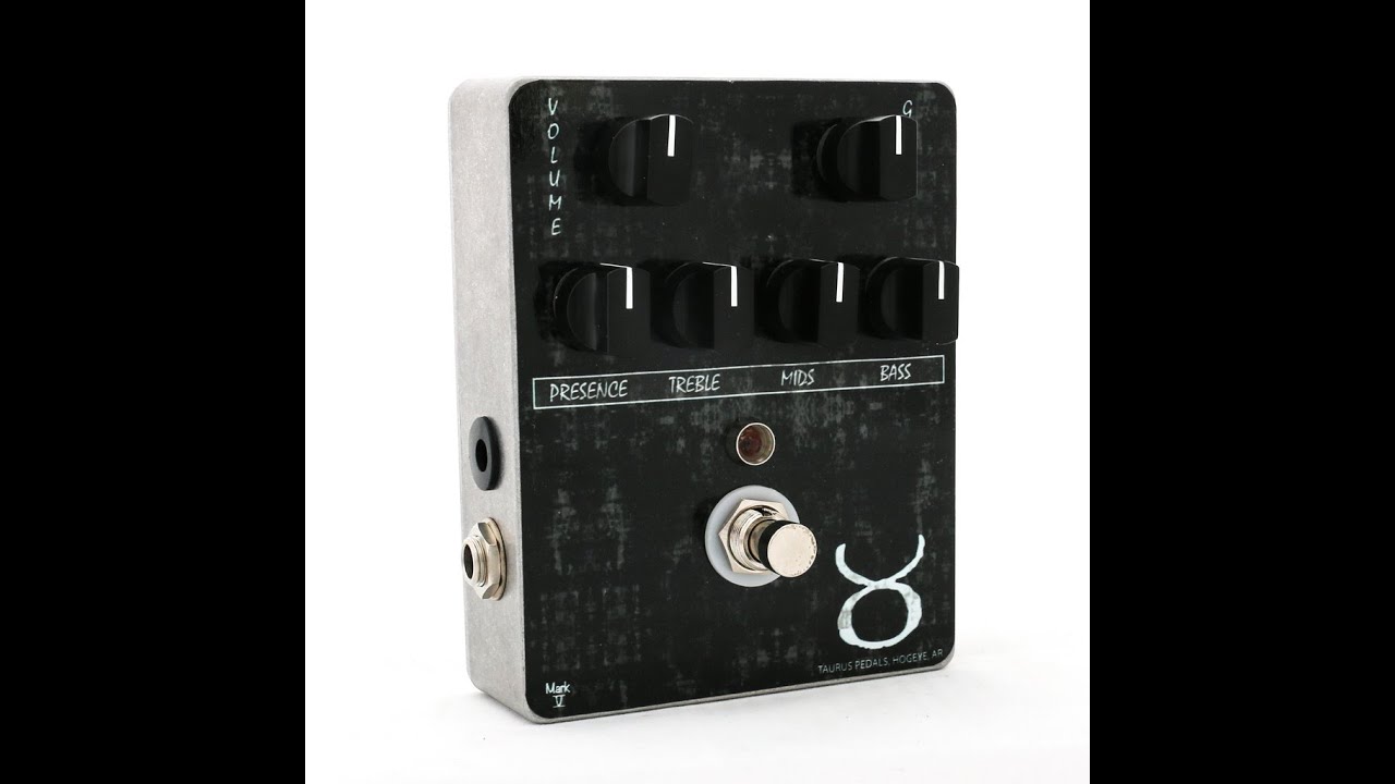 Taurus Pedals Mark V Distortion Review - YouTube
