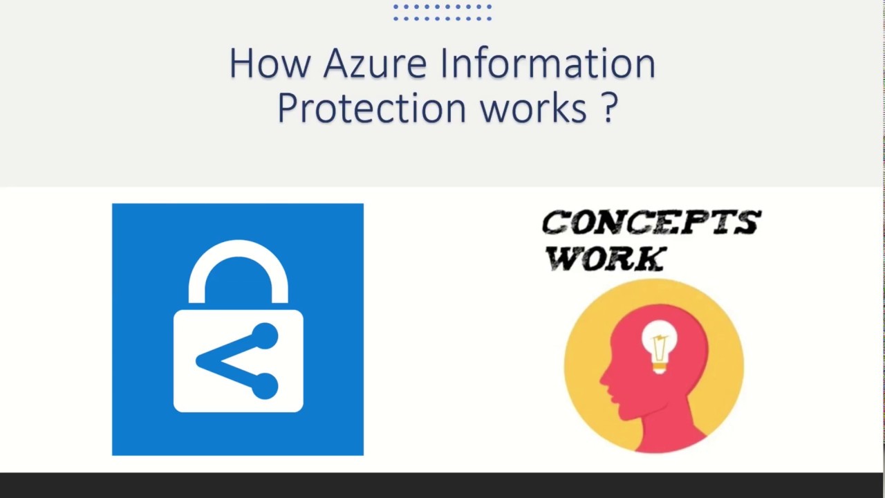 How Azure Information Protection Works? - YouTube