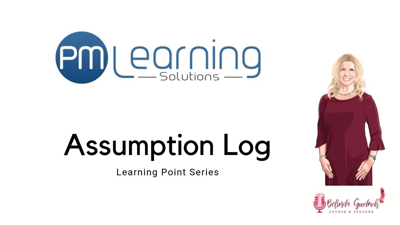 What is the Assumption Log on the PMP / CAPM Exam? - YouTube