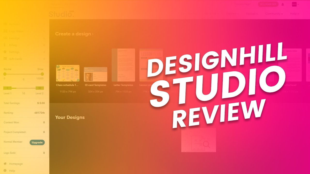 Free Graphic Design Tool- Canva Alternative | Designhill Studio Review ...