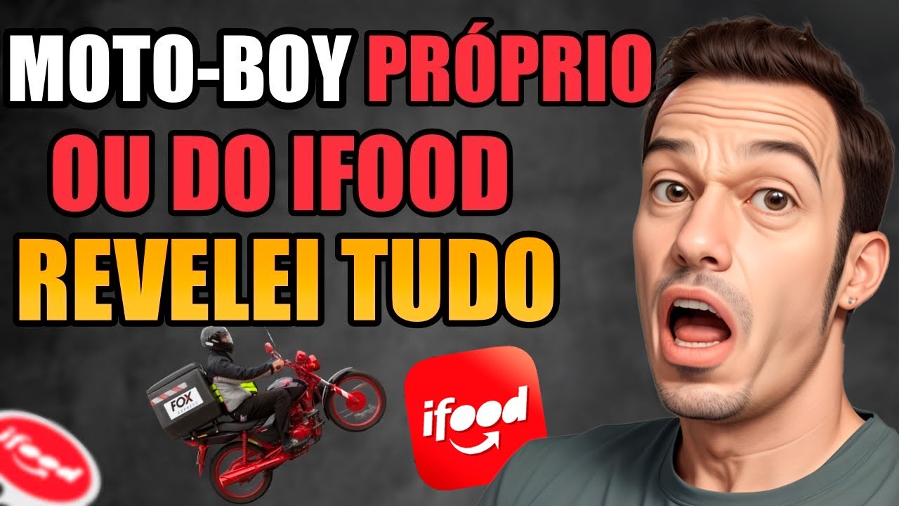😨''REVELADO: motoboy PRÓPRIO ou do IFOOD? O QUE ninguém te CONTA! - YouTube