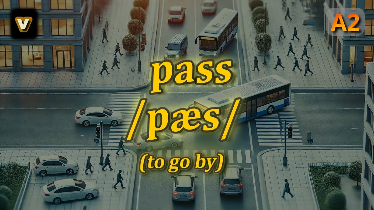 [v] Pass meaning (to go by) with 5 examples - YouTube