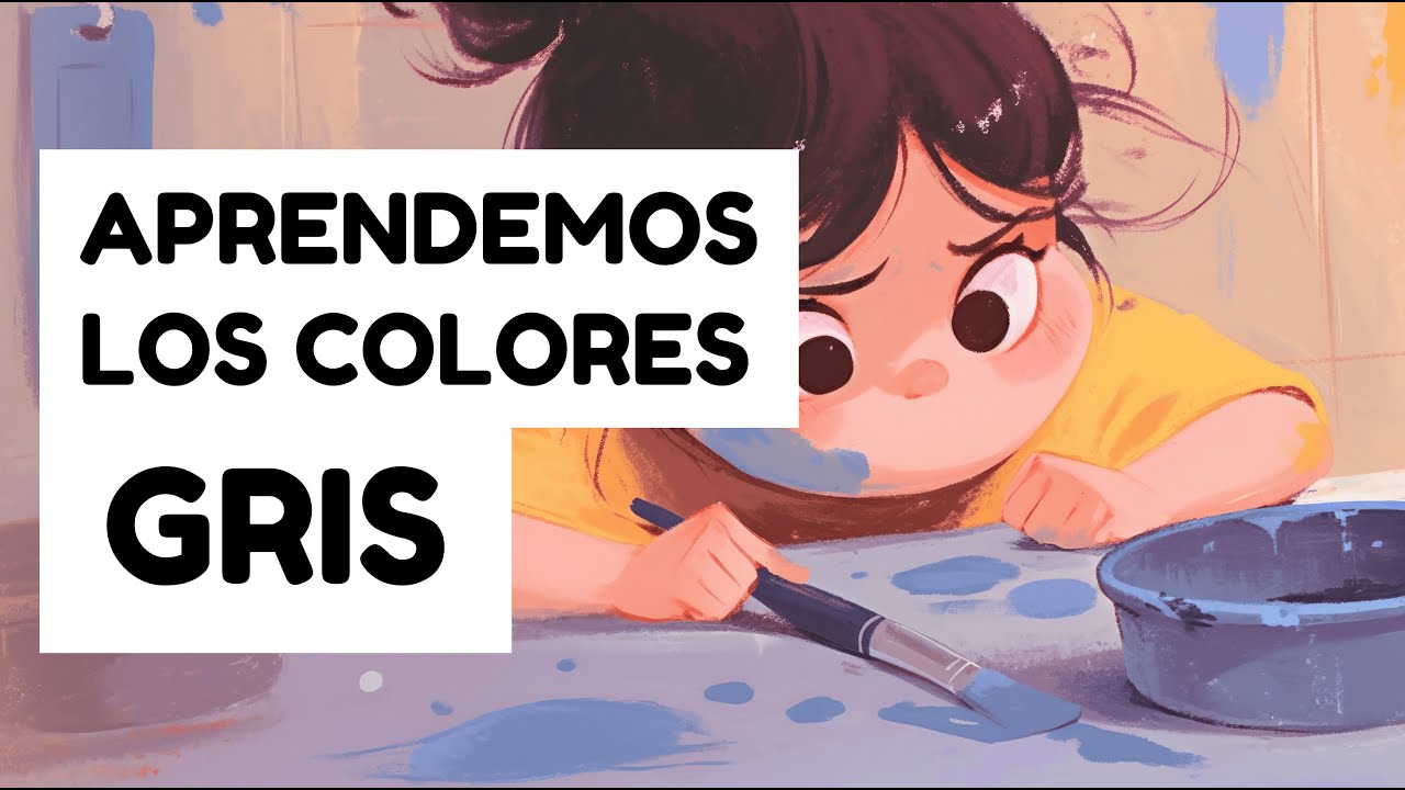 El color GRIS: Gris, Gris, Qué Divertido 🎶 | Canción Infantil sobre el ...