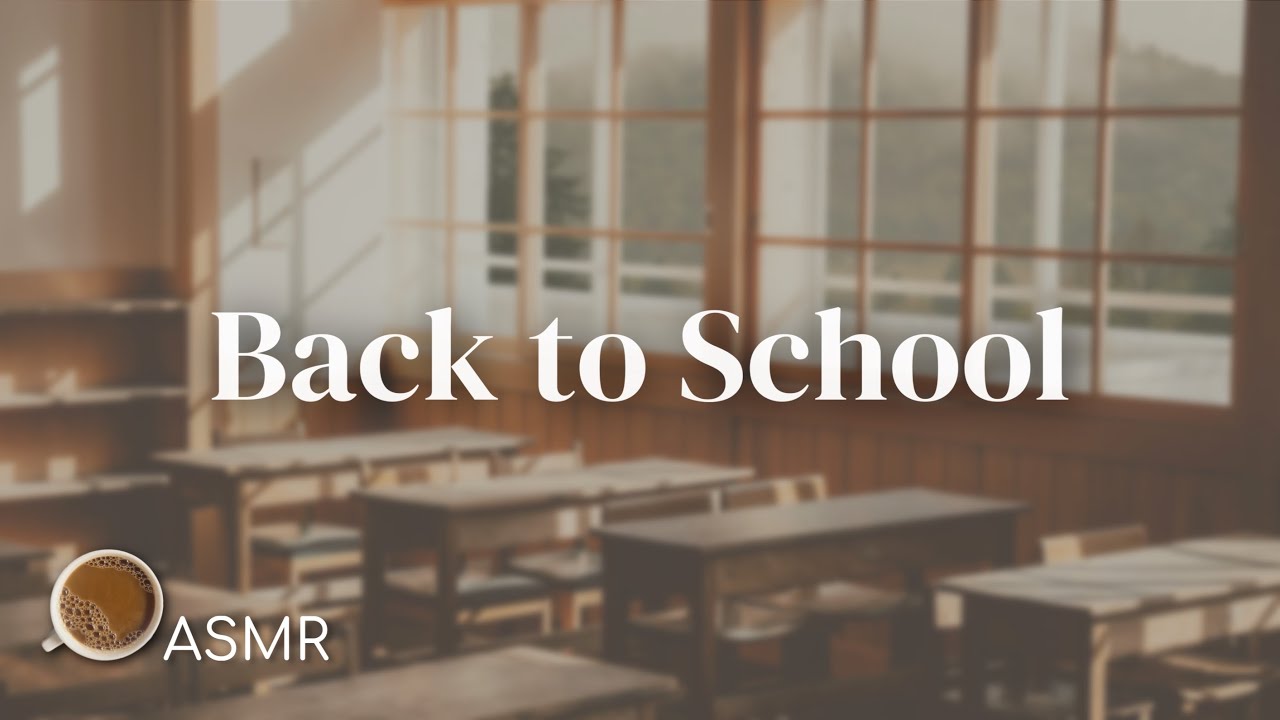 Rainy Back to School Ambience | Classroom ASMR Ambience - YouTube