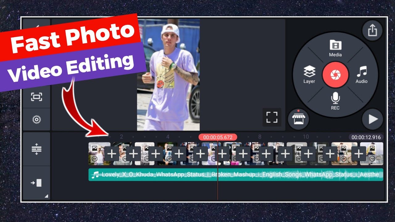 Fast Photo Video Editing In Kinemaster | Speed Photo Video Editing ...