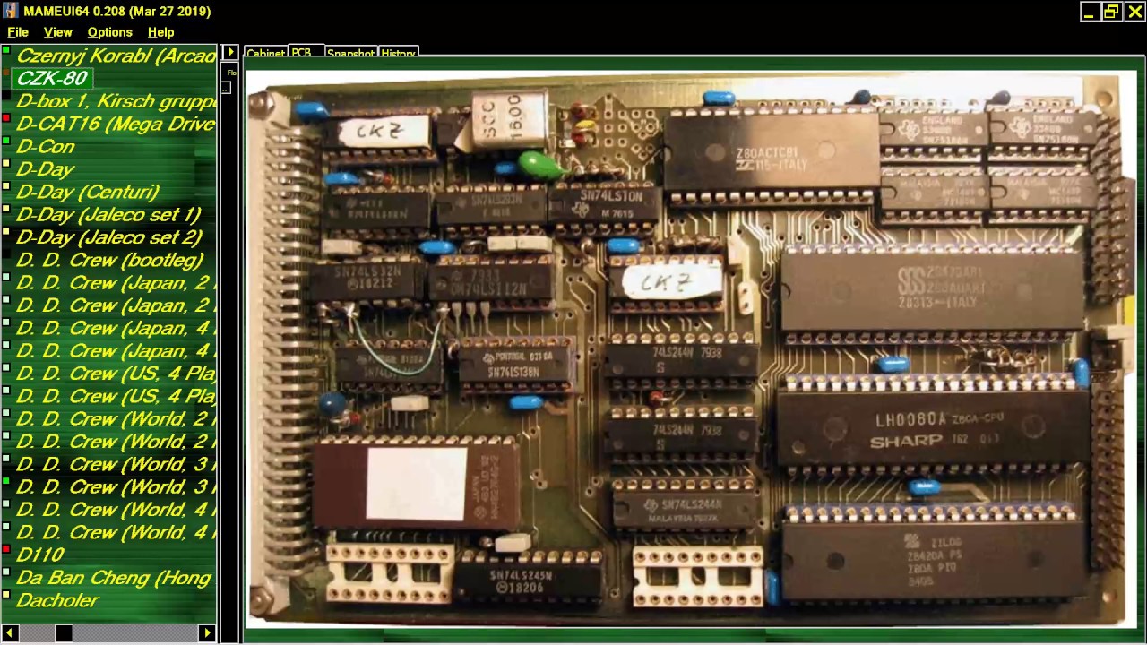 MAME MESS CZK 80 By UNKNOWN 198x Z80 CPM DIGITAL RESEARCH & GUNTER ...