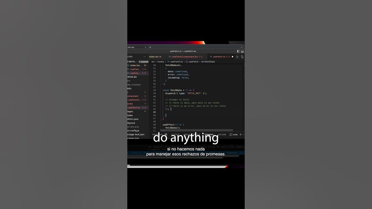 Try/catch in typeScript - YouTube