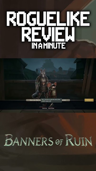 Roguelike Review in a Minute: Banners of Ruin - YouTube