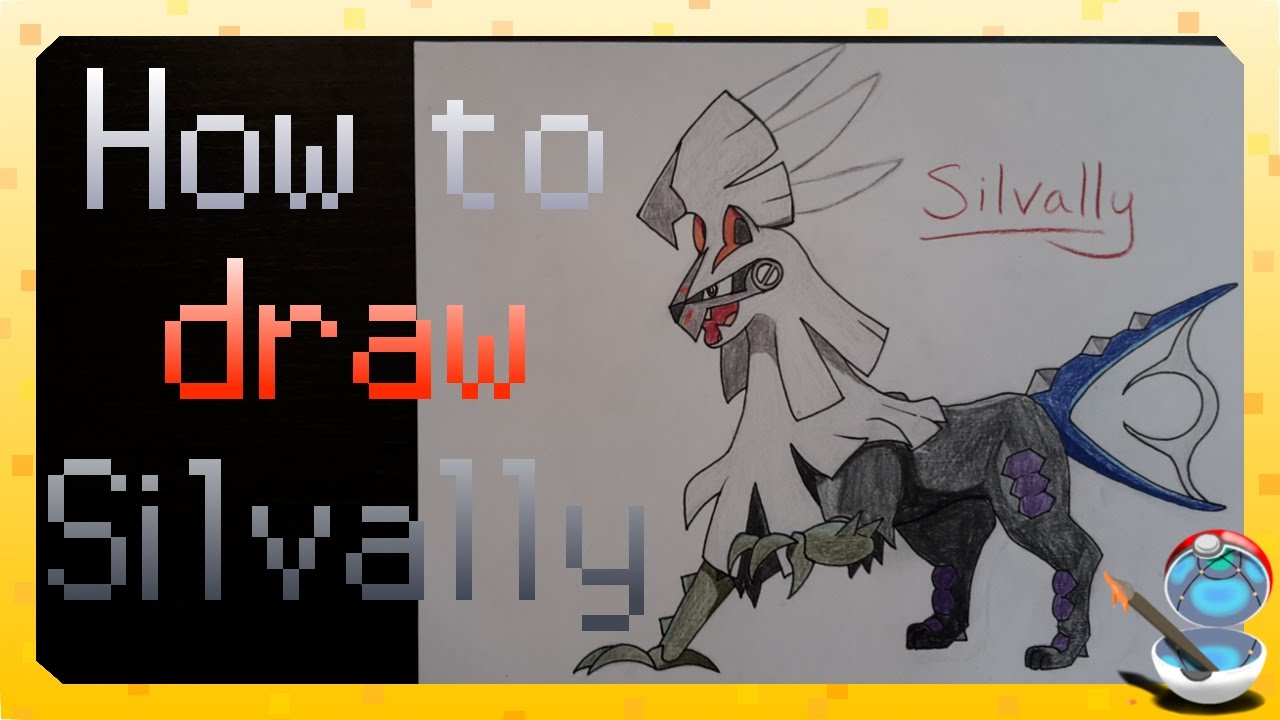 Let's draw Silvally (Step by step drawing tutorial #21) - YouTube