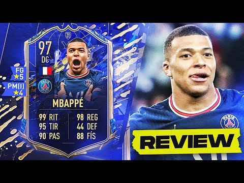 EL MEJOR JUGADOR DEL JUEGO! MBAPPE 97 TOTY REVIEW! | FIFA 22 ULTIMATE TEAM