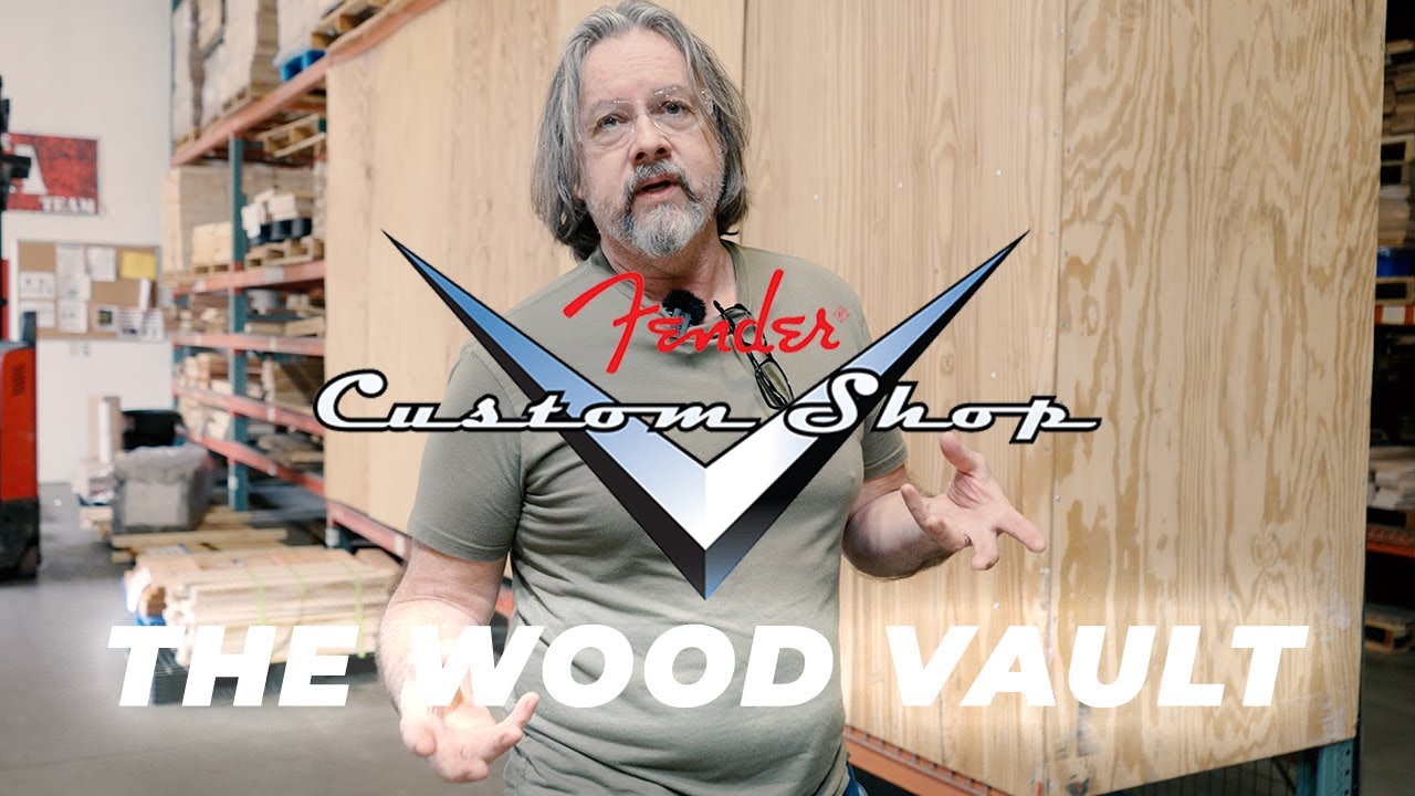 Fender Custom Shop Factory Tour - The Wood Vault - YouTube