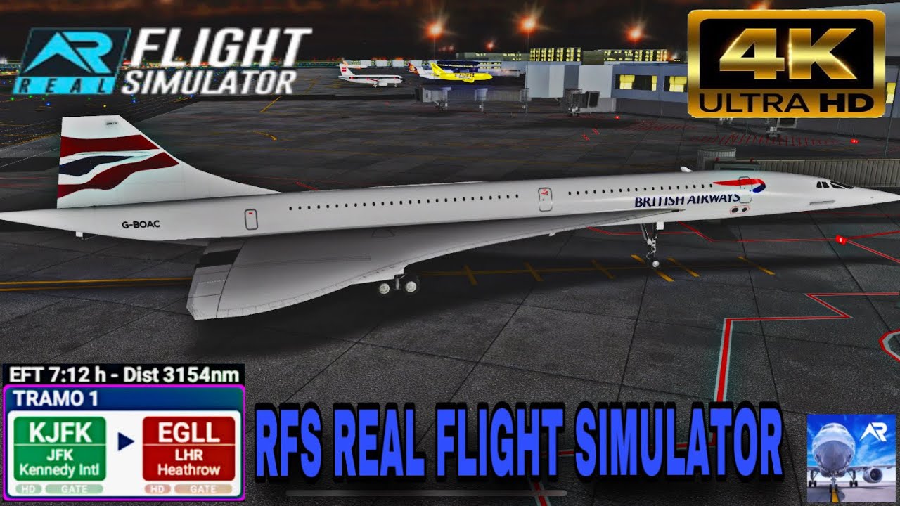 RFS-Real Flight Simulator-Kennedy Intl a Heathrow||Vuelo lleno|BRITISH ...