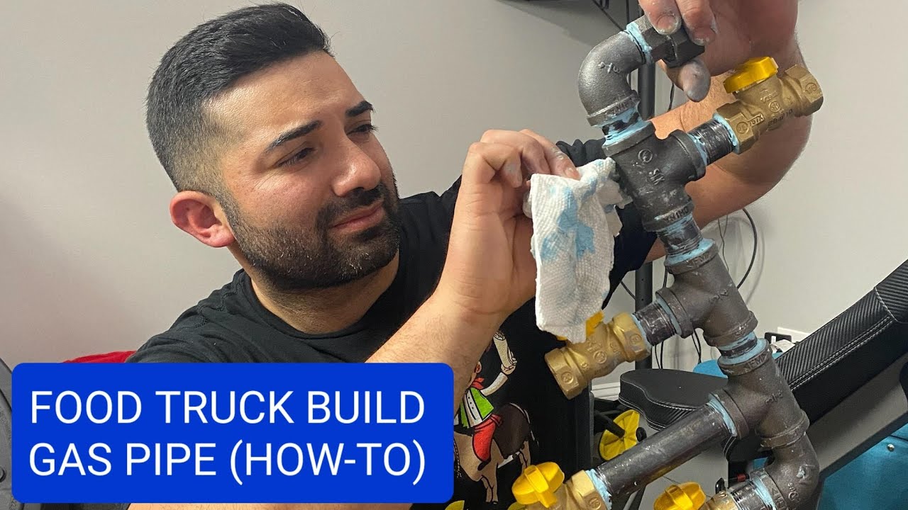 How to Build a Food Truck: Prepping the Gas Lines - YouTube