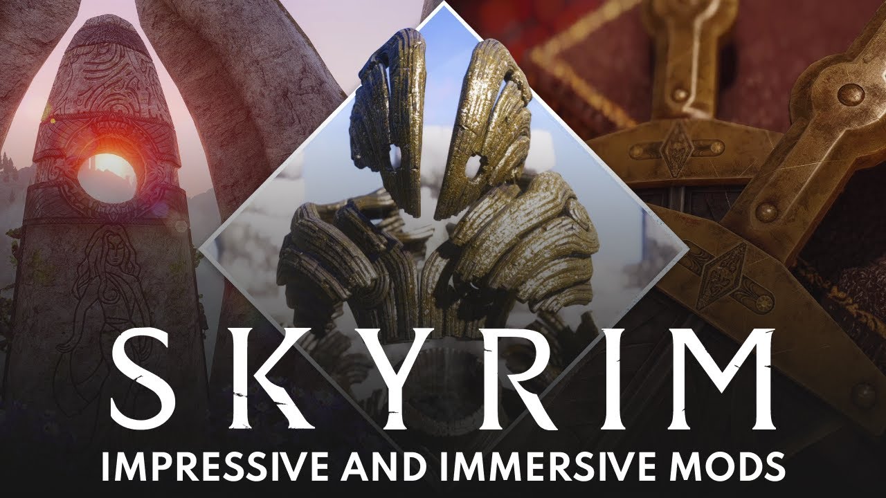 Sick Skyrim Mods That Boost Immersion And Lydia Swears While Carrying My Burden - YouTube